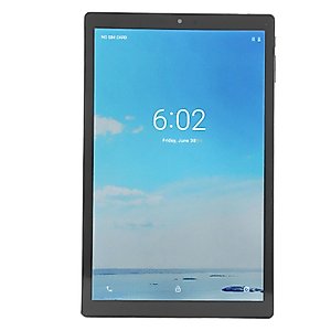 14:1710 Inch Tablet, 6GB 128GB 5G WiFi 2560x1600 Resolution HD Tablet, 2MP Front 5MP Rear Dual SIM Dual Standby Tablet PC for Business, Office, Gaming (Silver)