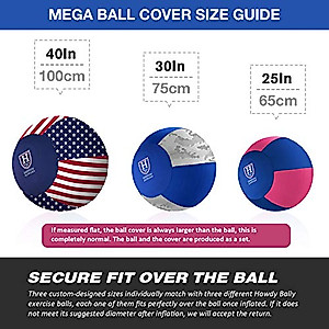 Harrison Howard Howdy Bally Pink Camo Print Mega Ball Cover for Equine-25 Inch