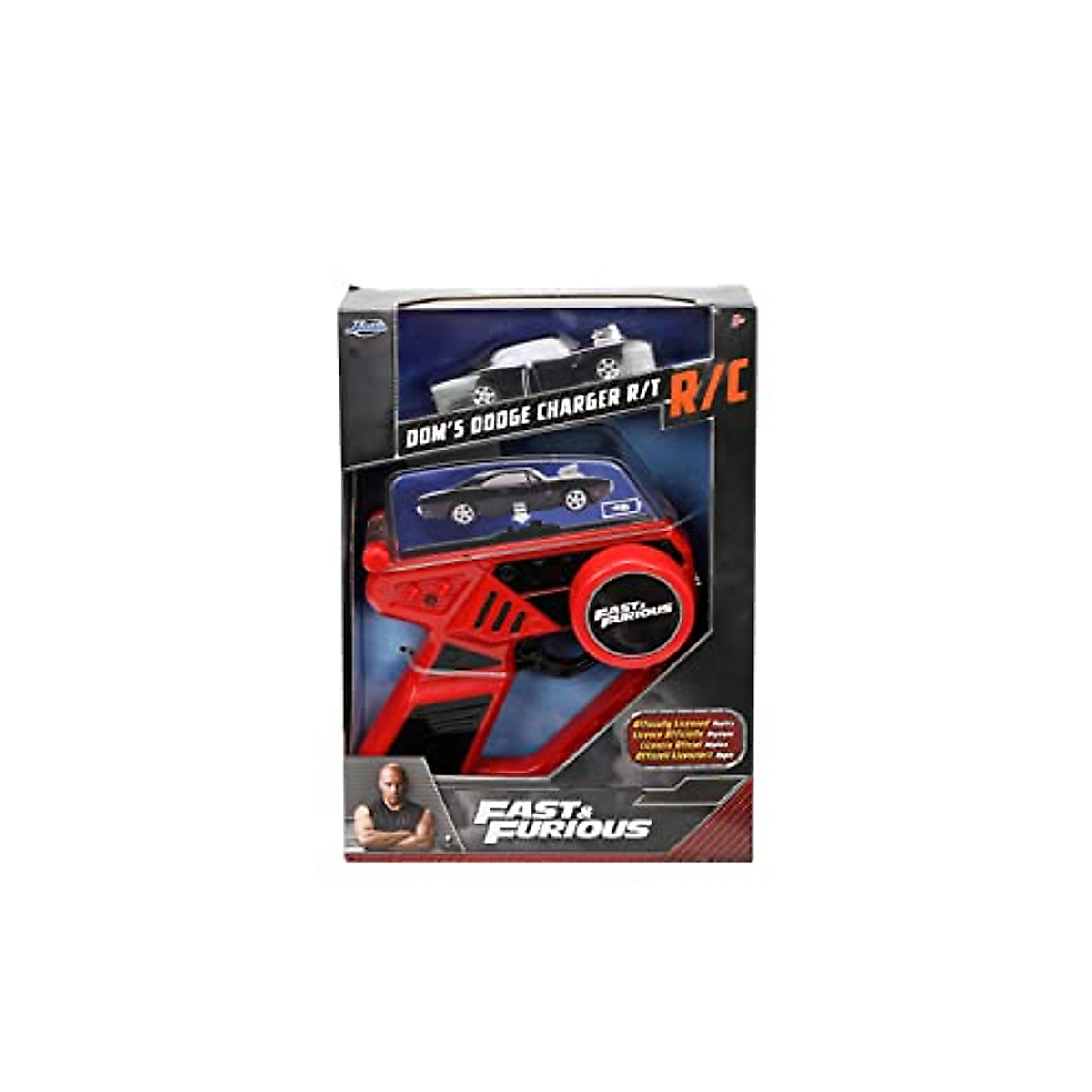 Fast & Furious 1:55 Dodge Charger RC Radio Control Car, Toys for Kids and Adults