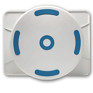 Ateco Reversible 2-Sided Revolving Cake Decorating Stand, Plastic Turntables and Base, 12 by 16-Inch and 12-Inch Diameter, White