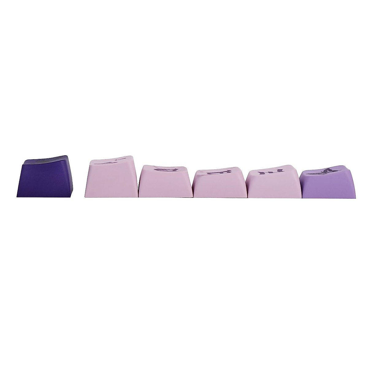 EPOMAKER Butterfly 121 Keys PBT Keycaps, MDA Profile Dye Sublimation Keycaps Set, for Mechanical Gaming Keyboard, Compatible with Cherry Gateron Kailh Otemu MX Structure