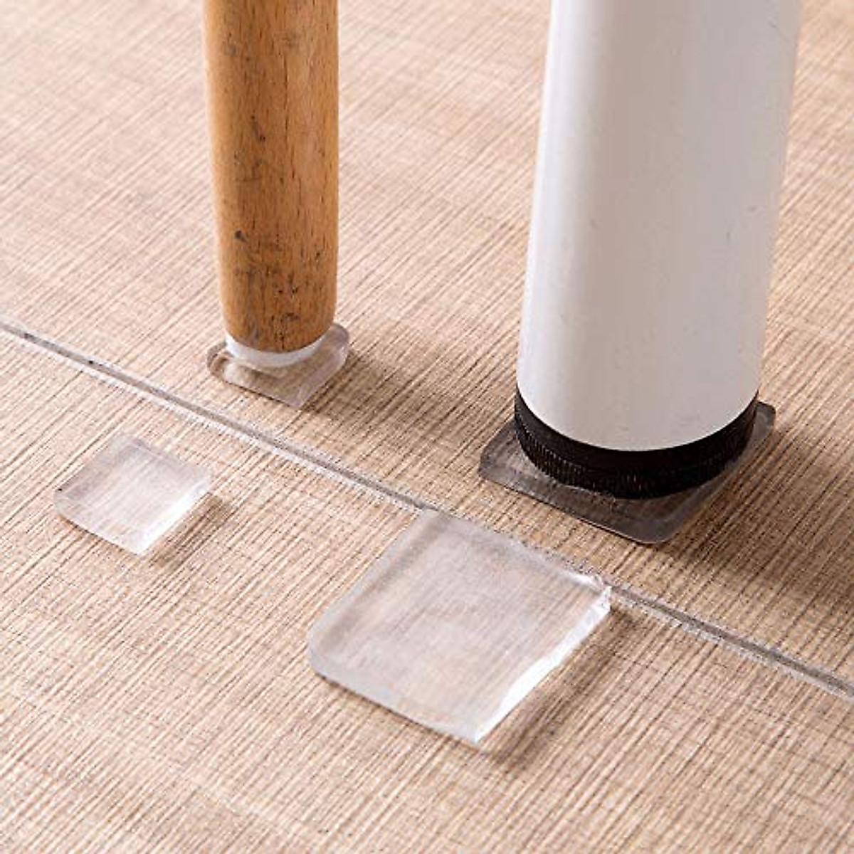 Toxz 4pcs Washing Machine Shock Proof Pads,Refrigerator Anti-Slip Mat,Table Cabinet Chair Furniture Cushion,PU Material,Shock Absorbers