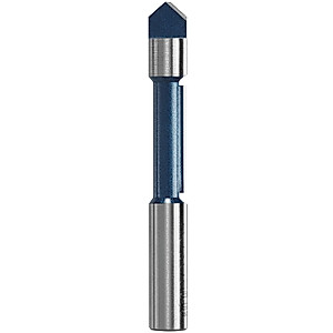 Bosch 85245MC 3/8 in. x 1 in. Carbide-Tipped Single-Flute Pilot Panel Concave Router Bit