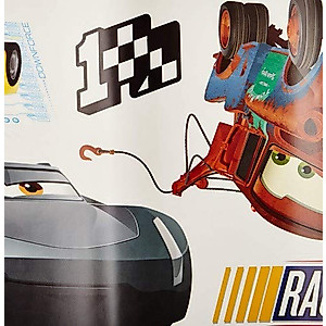 RoomMates Disney Pixar Red Cars 3 Peel and Stick Wall Decals by RoomMates, RMK3353SCS