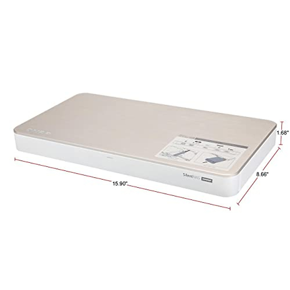 QNAP HS-453DX-8G Silent and Fanless Multimedia NAS Hybrid Storage Structure, 10GbE Connectivity, and HDMI 2.0 4K Output Screen Reader Support Enabled, 4GB SO-DIMM DDR4