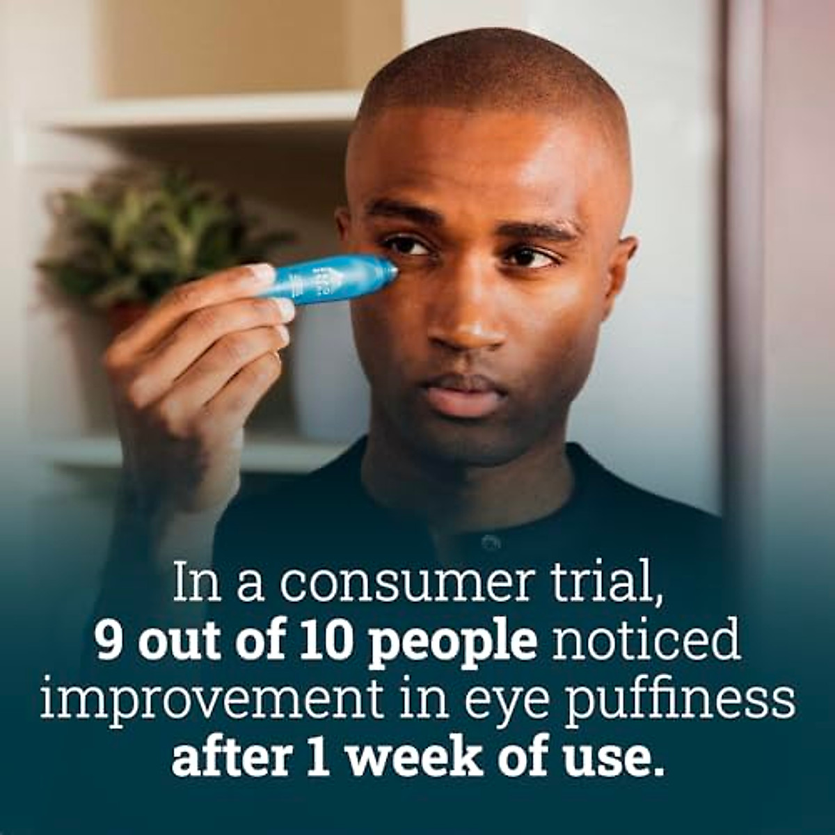 Oars + Alps Wake Up Eye Roller and Eye Depuffer, Dermatologist Tested Skin Care Infused with Caffeine and Aloe Vera, TSA Friendly, 0.5 Oz