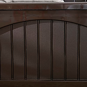 Suncast 31 Gallon Patio Seat Outdoor Storage and Bench Chair, Java (2 Pack)