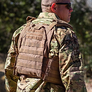 FIREGEAR Tactical Vest Weighted Vest Airsoft Vest,3D Breathable Adjustable Modular Quick Release Vest Outdoor Training