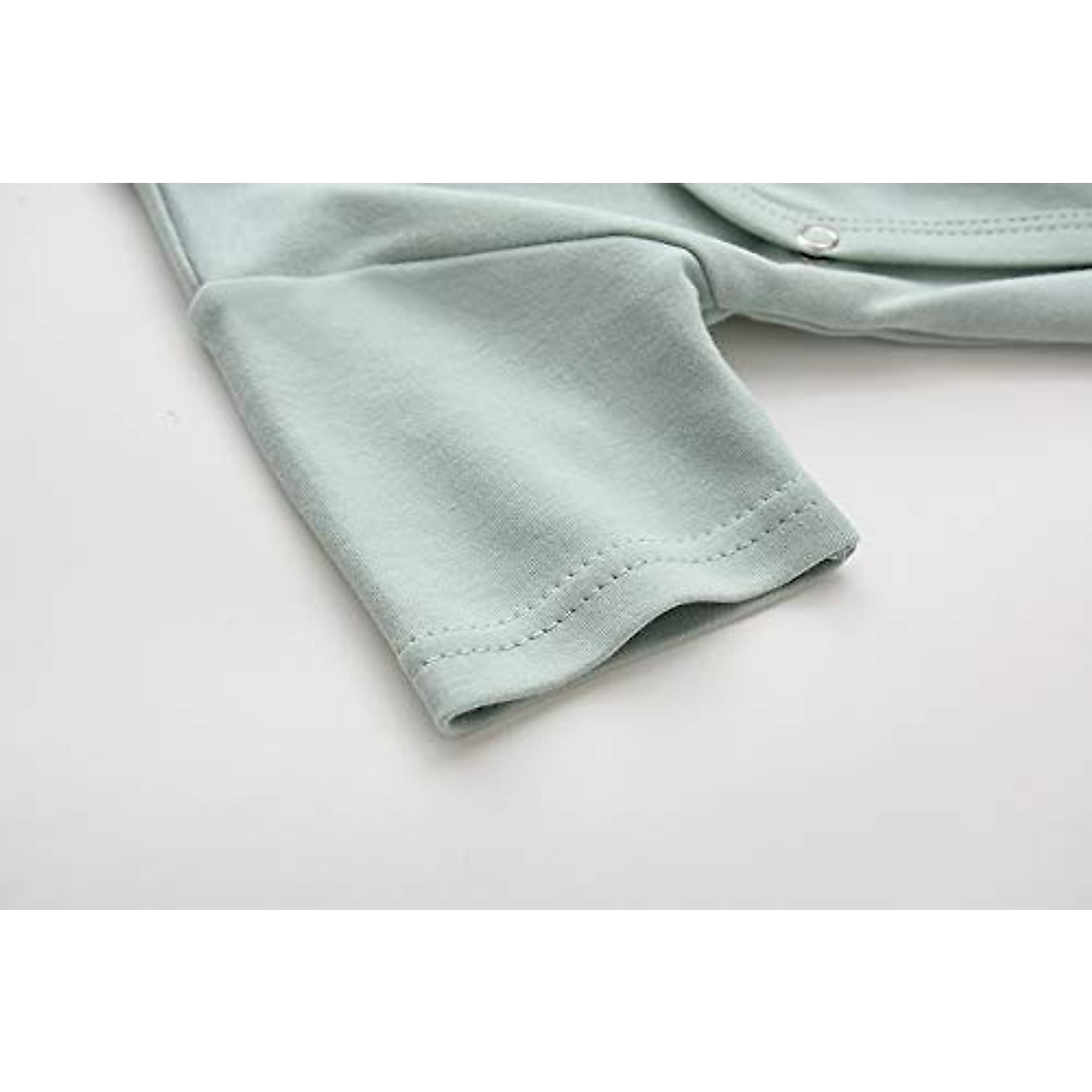 Baby Boys Girls 3-Pack Side Snap Bodysuit Cotton Short Sleeve Soild Kimono Shirt 0-12 Months (C, 0-3 Months)