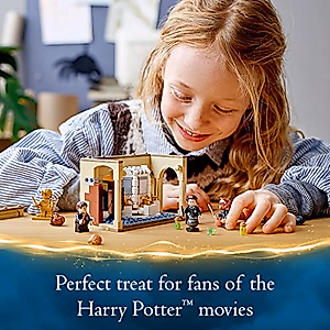 LEGO Harry Potter Hogwarts: Polyjuice Potion Mistake 76386 Moaning Myrtle's Bathroom with Ron Weasley and Hermione Grainger Minifigures, Gift Idea for Grandchildren with Golden Harry Potter Minifigure