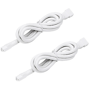 TORCHSTAR 3.3FT Extension Cable, Under Cabinet Light Extension Cable, Interconnect Cable, Male to Female, Pack of 2