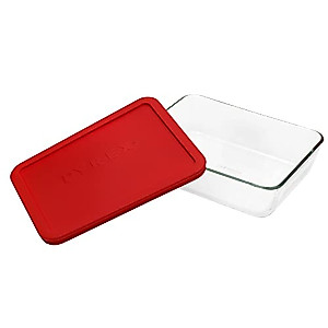 Beyondeals Simply Store 6-Cup Rectangular Glass Food Storage Dish,13.5oz, Bundle Reusable Food Storage Bag - Durable, Leakproof Lids, Kitchen Organization,glass storage dishes [Pack of 3]