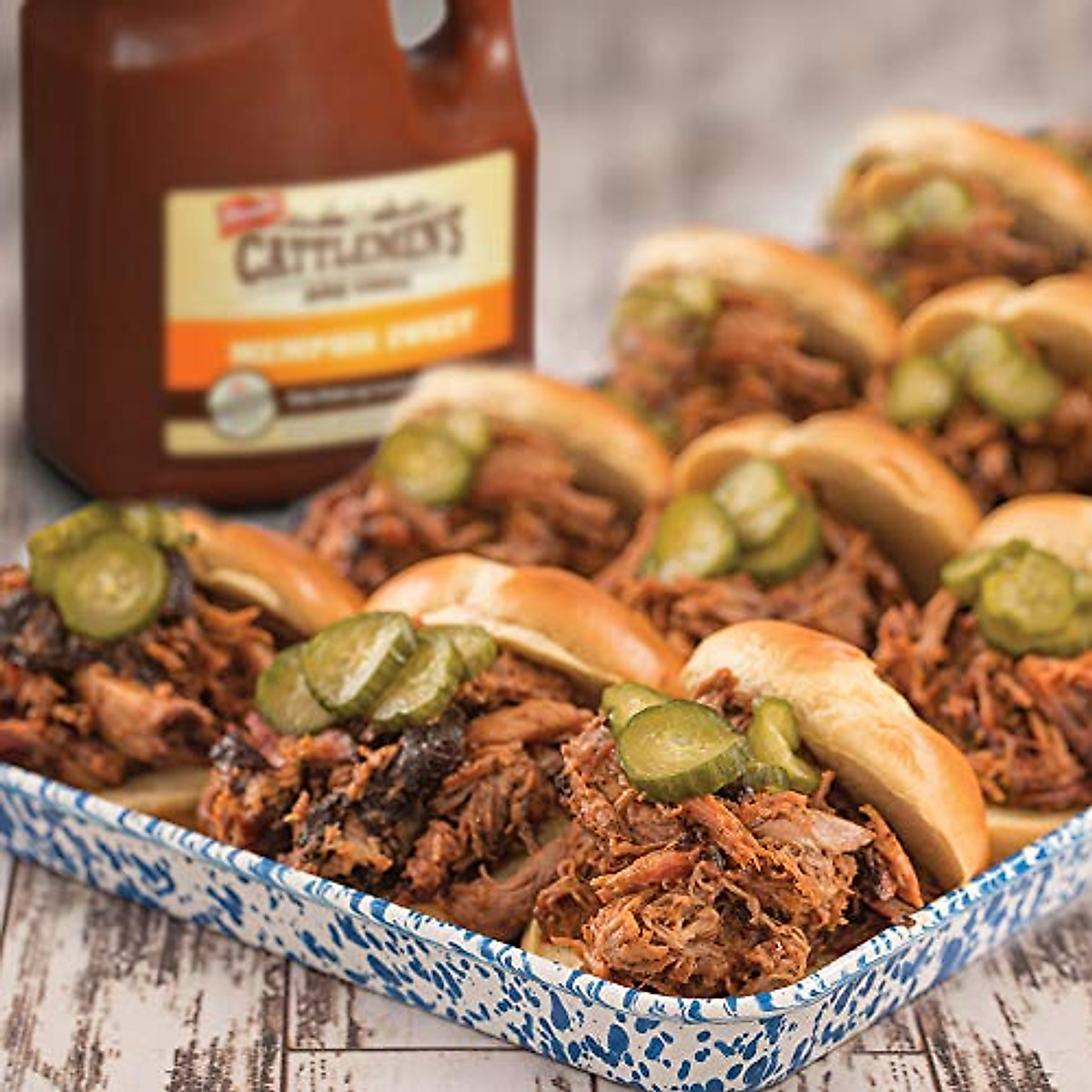 Cattlemen's Memphis Sweet BBQ Sauce, 1 gal - One Gallon of Sweet Memphis Barbeque Sauce, Best on Wings, Ribs, Burgers and More