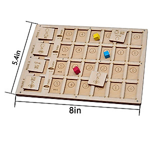 CZYY Wingspan Objective Scoreboard Wooden Laser Cut Goal Board