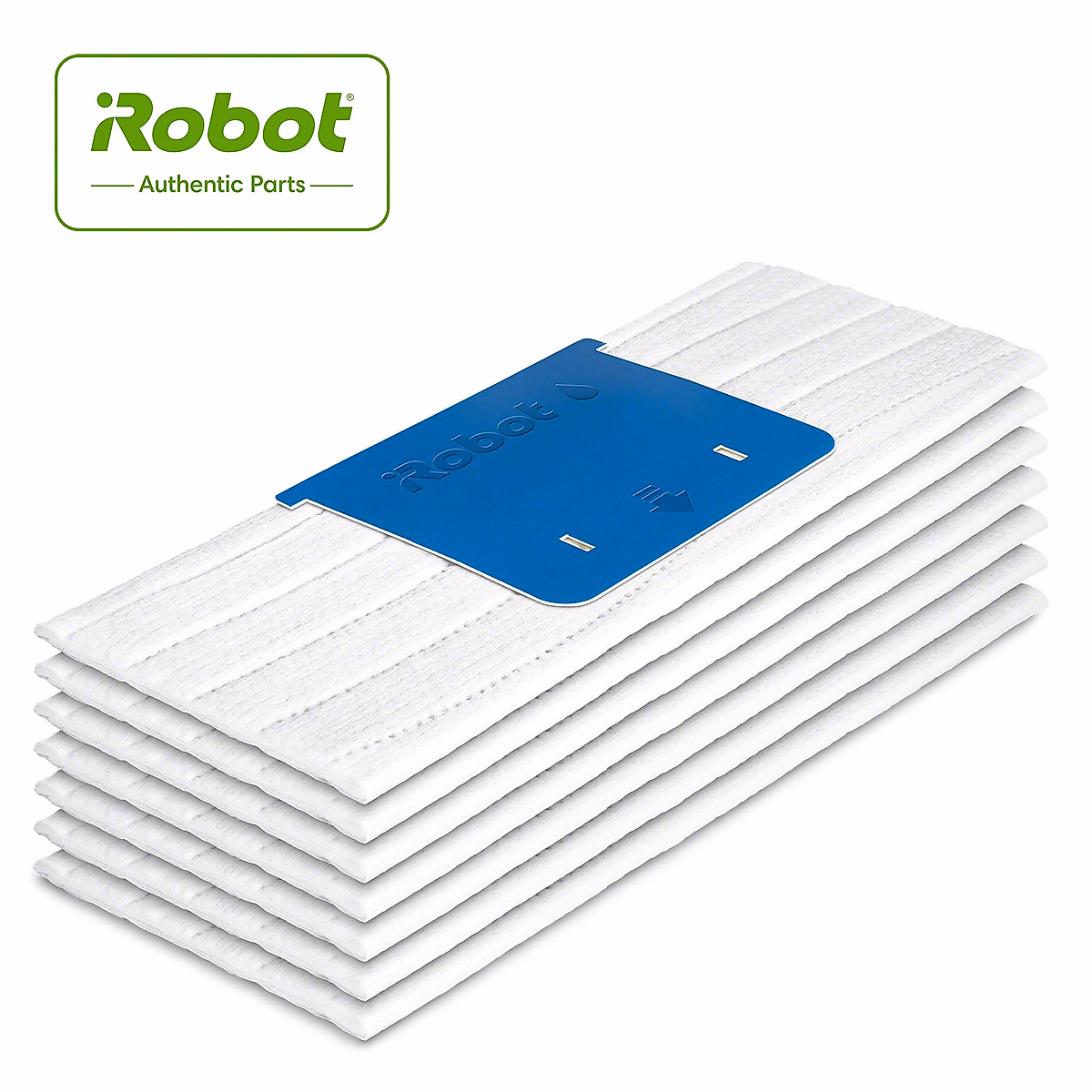 iRobot Braava Jet Authentic Replacement Parts – m6 Dry Sweeping Pads, 7-Pack & Braava Jet Authentic Replacement Parts – m6 Wet Mopping Pads, 7-Pack,White