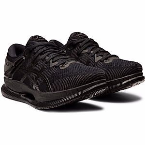 ASICS Women's MetaRide Running Shoes, 9.5, Black/Black