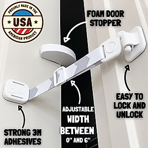 Door Buddy Cat Door Latch & Cat Door Stopper. Adjustable Door Strap for Cats to Dog Proof & Keep Dog Out of Litter Box & Cat Feeder. Simpler Pet & Cat Gate Alternative. No Cut Cat Door Interior Door