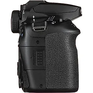 Canon EOS 90D DSLR Camera (Body Only) (3616C002) + 4K Monitor + Pro Mic + Pro Headphones + 2 x 64GB Memory Card + Case + Corel Photo Software + 3 x LPE6 Battery + Charger + More (Renewed)