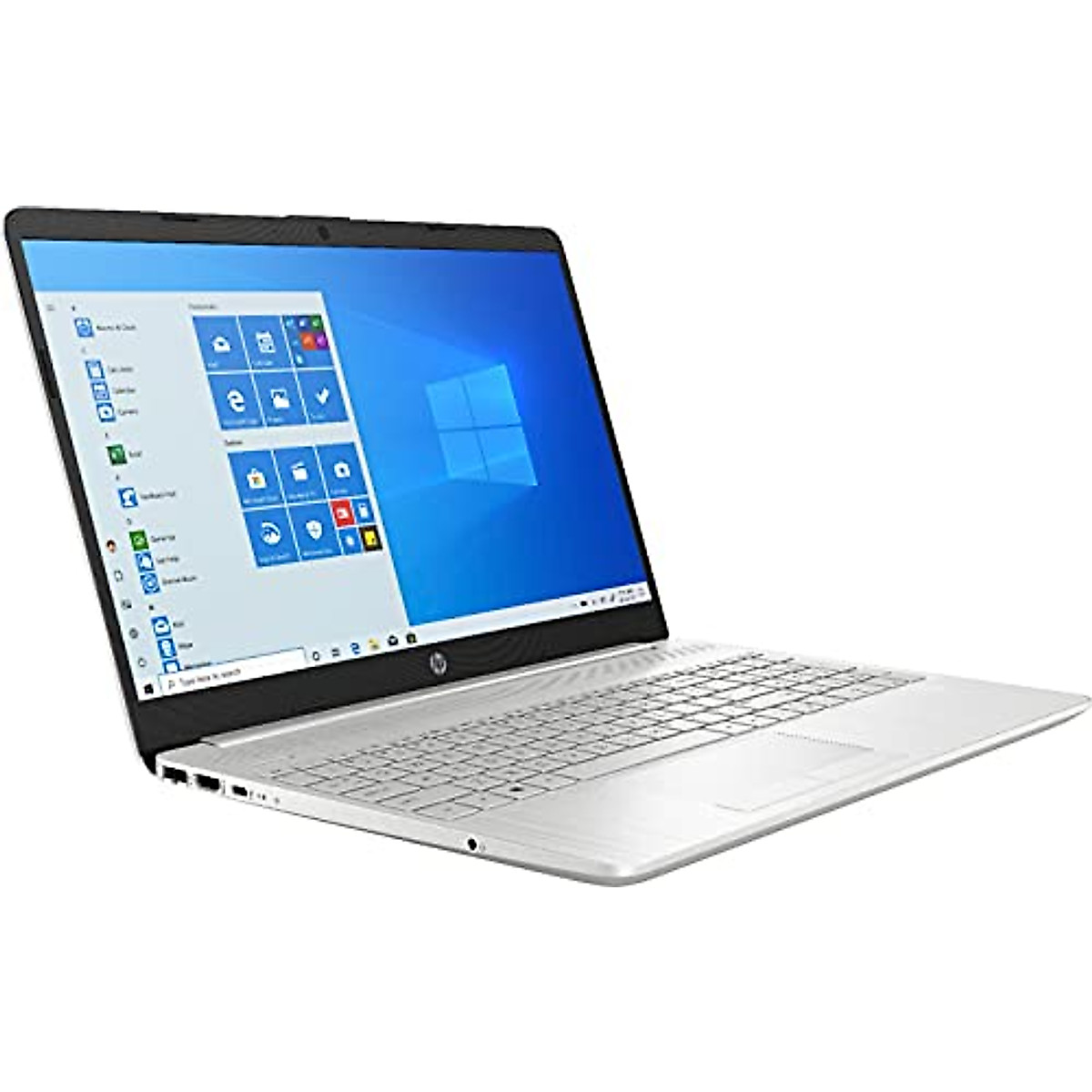HP 15.6 Inch FHD 1080P Laptop, Intel Dual-Core i3-1115G4 up to 4.1GHz, 8GB DDR4 RAM, 256GB PCIe SSD, USB-C, HDMI, Wi-Fi,Ethernet, Fingerprint Reader, Webcam, Fast Charge, Win10 S + TiTac Card, Silver