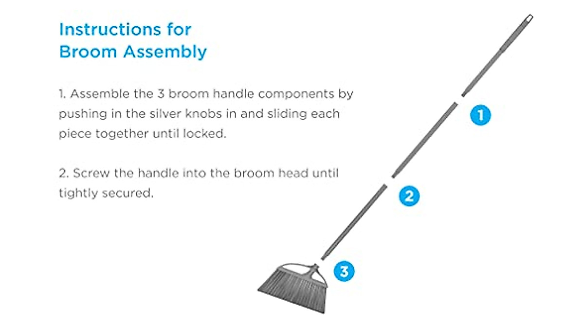 Radley & Stowe Angle Broom & Dustpan Set for Effective Cleaning