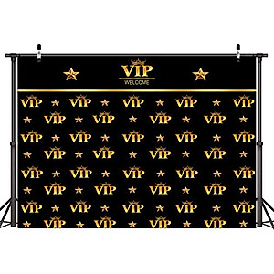 9x6FT VIP Photography Backdrop Red Carpet Event Backdrop for Star Catwalks Stage Photography Background Cine Film Show Booth Celebrity Activity Portrait Party Banner Wallpaper