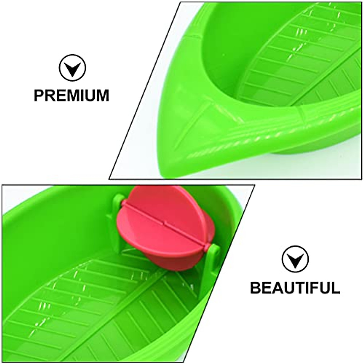 Mipcase Bird Bathtub- Parakeet Bird Bath Shower Tub Indoor Aaccessories for Pet Small Birds Parrots, Green