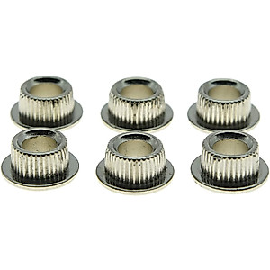 Dopro Metal Nickel 10mm Guitar Tuners Conversion Bushings Ferrules for Vintage Guitar Tuning Keys