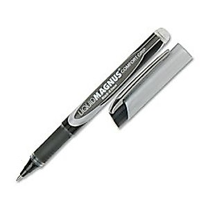 Skilcraft 7520-01-587-7801 Micro Point Liquid Magnus Comfort Grip Roller Ball Pen, 0.5mm Size, Black Ink (Pack of 4)