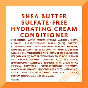 Cantu Hydrating Cream Conditioner with Shea Butter for Natural Hair, 13.5 Fl Oz (Pack of 1)