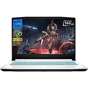 MSI 2023 Newest Sword 15 Gaming Laptop, 15.6" FHD 144Hz Display, Intel Core i7-12650H up to 4.7GHz, NVIDIA GeForce RTX 4050, 64GB DDR5 RAM, 1TB SSD, Wi-Fi 6, Backlit Keyboard, Windows 11 Home