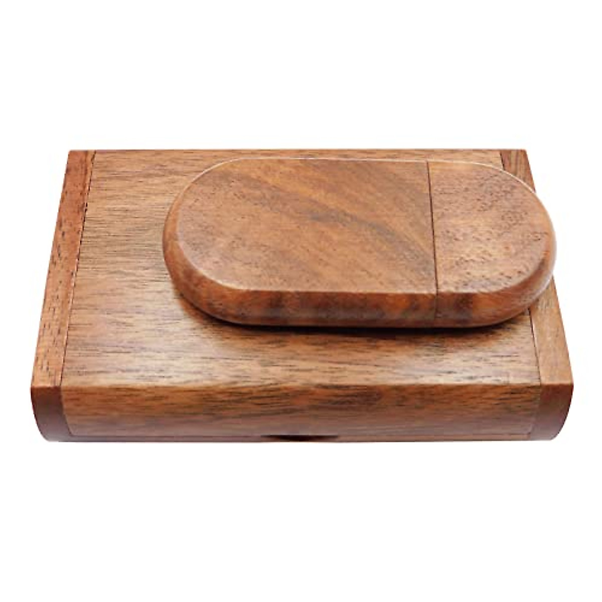 64GB Walnut USB Flash Drives PENDRIVE Thumb Drives U Disk Memory Sticks for Birthday Business Valentine's Day Present (USB 3.0)