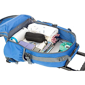 K-Cliffs Heavy Duty Rolling Backpack School Bookbag with Wheels Deluxe Wheeled Daypack