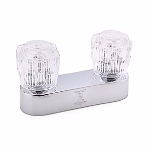 Two Handle Hot and Cold Faucet for Shampoo Bowls 3 3/8" Center to Center Replaces Marble Products #700 and Belvedere fixtures
