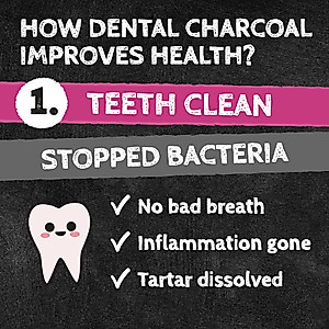 QCHEFS Dental Charcoal for Cats – Two Month Supply* - Food Topper - After Meal Licking Treat, Oral Health Snack with Amino Acids.
