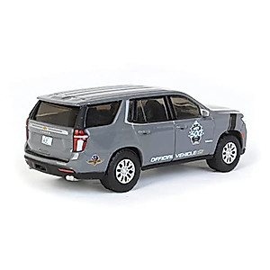 2021 Chevy Tahoe Gray Official Vehicle 105th Running of The Indianapolis 500" (2021) "Anniversary Collection 1/64 Diecast Car by Greenlight 28080 E