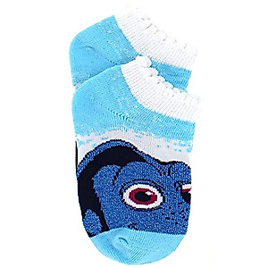 Finding Dory Nemo Girls 5 pack Socks (Shoe: 10-4 (Sock: 6-8), Lurex Dory Pastel)