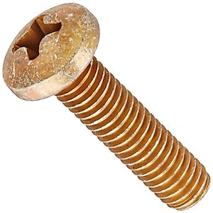 Small Parts MS35207-265 Steel Pan Head Machine Screw, Cadmium Plated, Meets MS-35207, #2 Phillips Drive, #10-32 Thread Size, 3/4" Length, Fully Threaded, USA Made (Pack of 50)