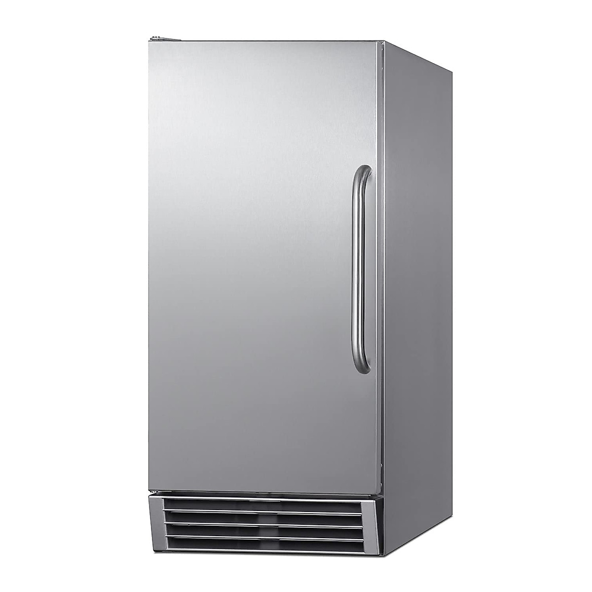 Summit Appliance BIM44GCSS Built-in Icemaker, 50 lb Production Capacity, Built-in Pump, Automatic Defrost, Touch Control Panel, Insulated Storage Bin, Leveling Legs, Interior Light