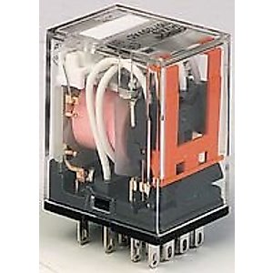Omron Industrial Automation Relay, 4Pdt, 250Vac, 30Vdc, 5A - MY4N DC24 (S)