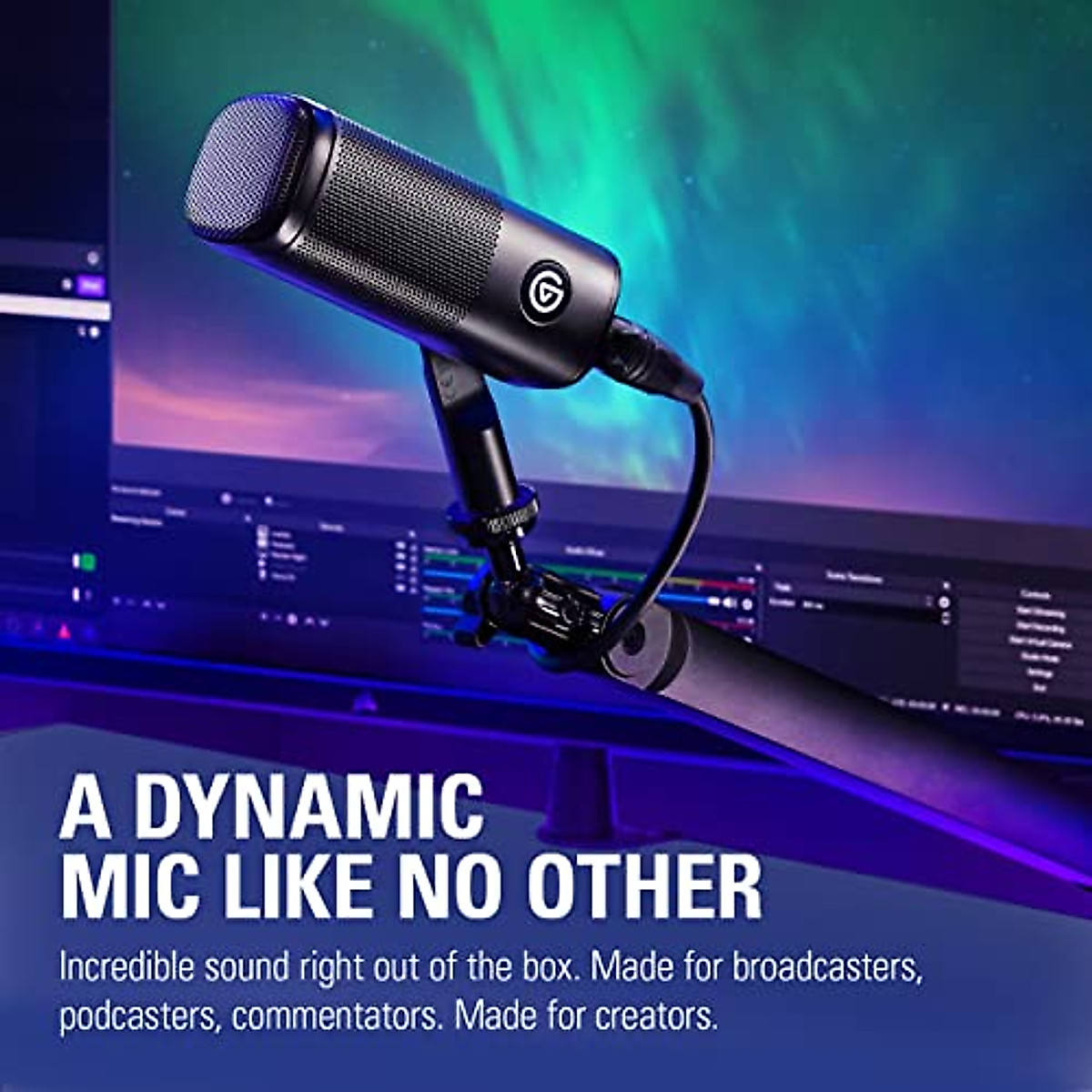 Elgato Wave DX - Dynamic XLR Microphone, Works with Any Interface, for Mac, PC (Renewed)