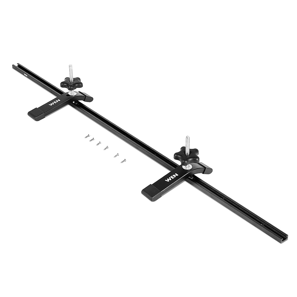 WEN 36-Inch Universal T-Track and Hold Down Clamps Kit for Woodworking (WAT361)