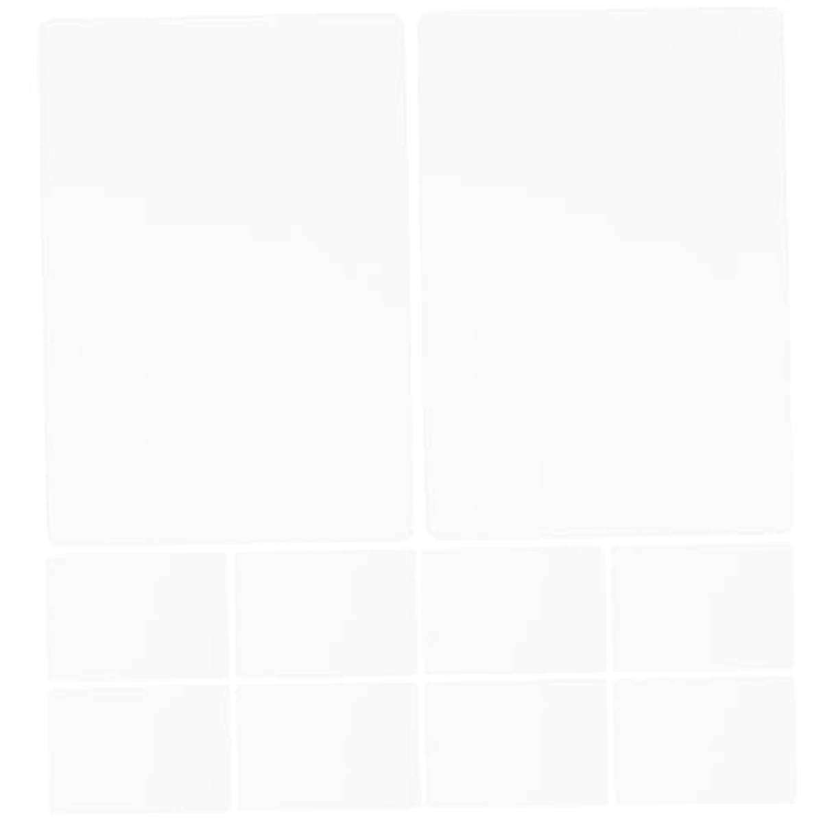 NUOBESTY 10pcs Copying Board 3D Printing Pen Mat Drawing Tool Transparent Drawing Board Drawing Board for 3D Printing Pen Painting Mat Basic Template 3D Drawing Paper Templates Plastic