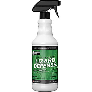 Exterminators Choice Lizard Defense Spray | 32 Ounce | Natural, Non-Toxic Lizard Repellent, Home Extermination Spray | Quick, Easy Pest Control | Safe Around Kids & Pets
