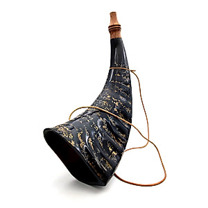Viking War Horn Genuine buffalo-Horn Battle Trumpet - Premium Hand made Horn Viking Norse Cattle Ancient Horn Bugle Hunting Tool BATTLE HORN BLOWING HORN VIKING BUGLE HORN 16"