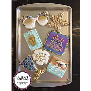 Sandy Beach Cookie Cutter 4 Piece Set from The Cookie Cutter Shop – Tin Plated Steel Cookie Cutters