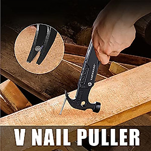 Gifts for Men Dad ,Multitool Hammer Camping Accessories Survival Gear and Equipment,Cool & Unique Birthday Gifts for Dad Husband Boyfriend, Outdoor Hunting,Hiking,Fishing,Emergency Escape Tool