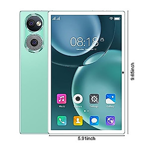 High Configuration 10.1inch Tablet, 4+32G Ultra-Thin HD Display (2.4G/5G WiFi, 256G), Android Tablet, Learning Game Video Office Tablet, Dual SIM Communication,Gift for Friends