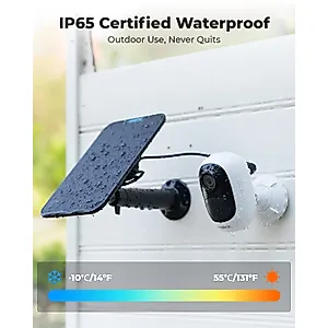 REOLINK 3MP Outdoor Cameras for Home Security, Argus 2E+Solar Panel, No Hub Needed, Local Storage, Human/Vehicle Detection, Rechargeable Battery Solar Powered Camera with 32GB SD Card