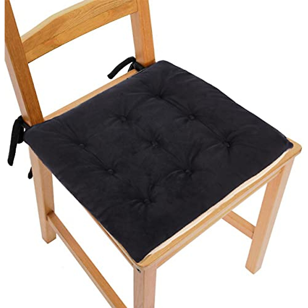 Big Hippo Seat Cushion Chair Cushion Pads for Dining Chairs,Chair Cushion with Ties for Dining Chair,Kitchen Chair pad and Dining Room Seat Cushion Tufted Chair Pads for Dining Chair,Office Chair,Car