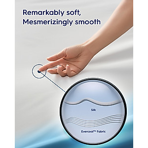 REST® Evercool®+ Starter Sheet Set, 3 PCS with No Flat Sheet, Cooling Sheets Designed for Hot Sleepers and Night Sweats, Knitted with Noble’s IONIC+ Self-Cleaning Silver Yarns, Blue, Full